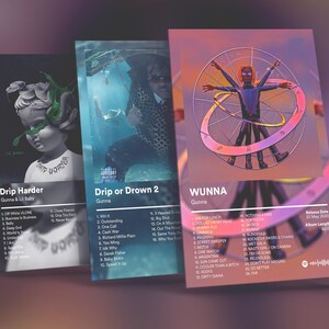 Gunna 3 Pack of Album Cover Posters: Showcase Your Favorite Albums in ...