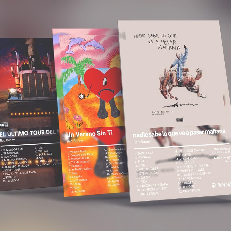 Bad Bunny Poster - Etsy