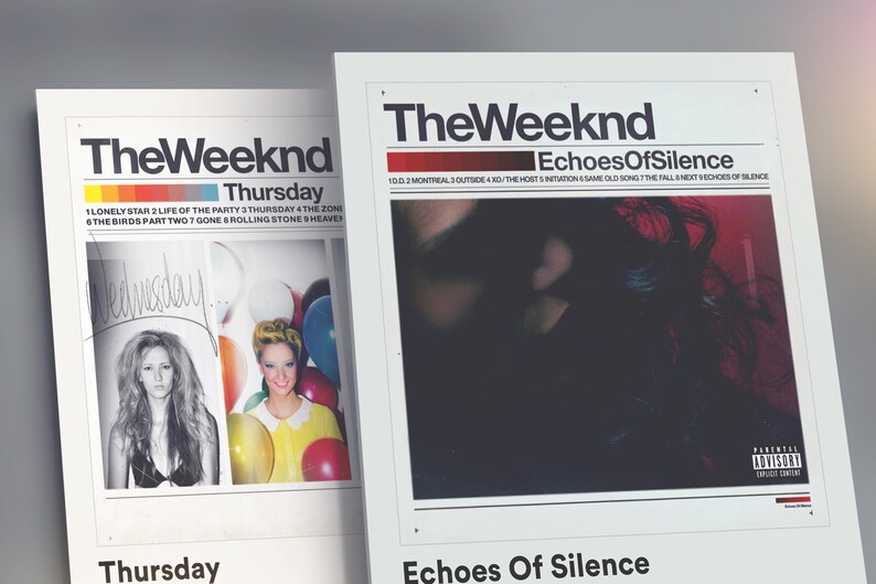 The Weeknd 3 Pack of Album Cover Posters: Showcase Your Favorite Albums ...