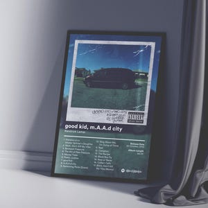 Kendrick Lamar Album Cover Posters: Showcase Your Favorite Albums in ...