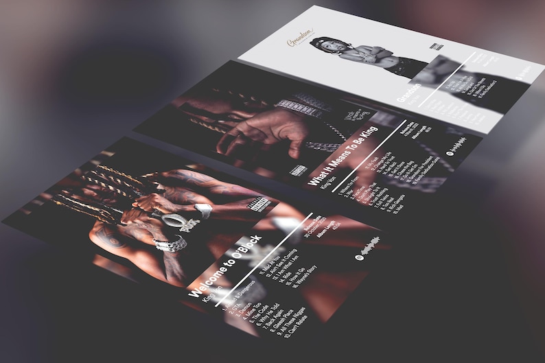 King Von 3 Pack of Album Cover Posters: Showcase Your Favorite Albums ...