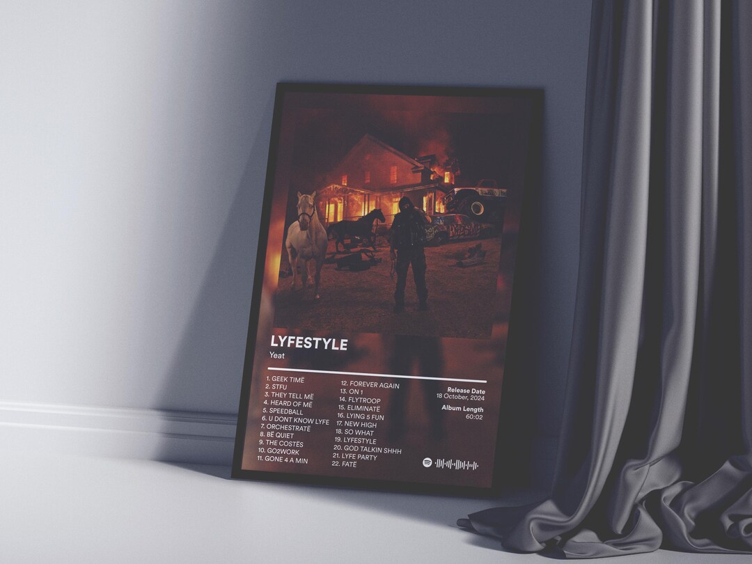 Yeat Album Cover Posters: Showcase Your Favorite Albums in Style - Etsy