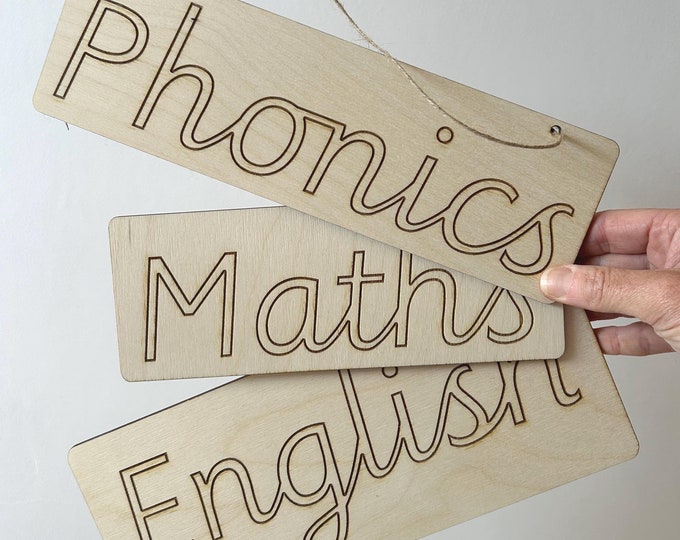Wooden Classroom Display Lettering for Working Walls - Etsy UK