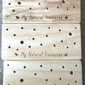Natural Treasures Board - Nature Collecting Board - Etsy UK