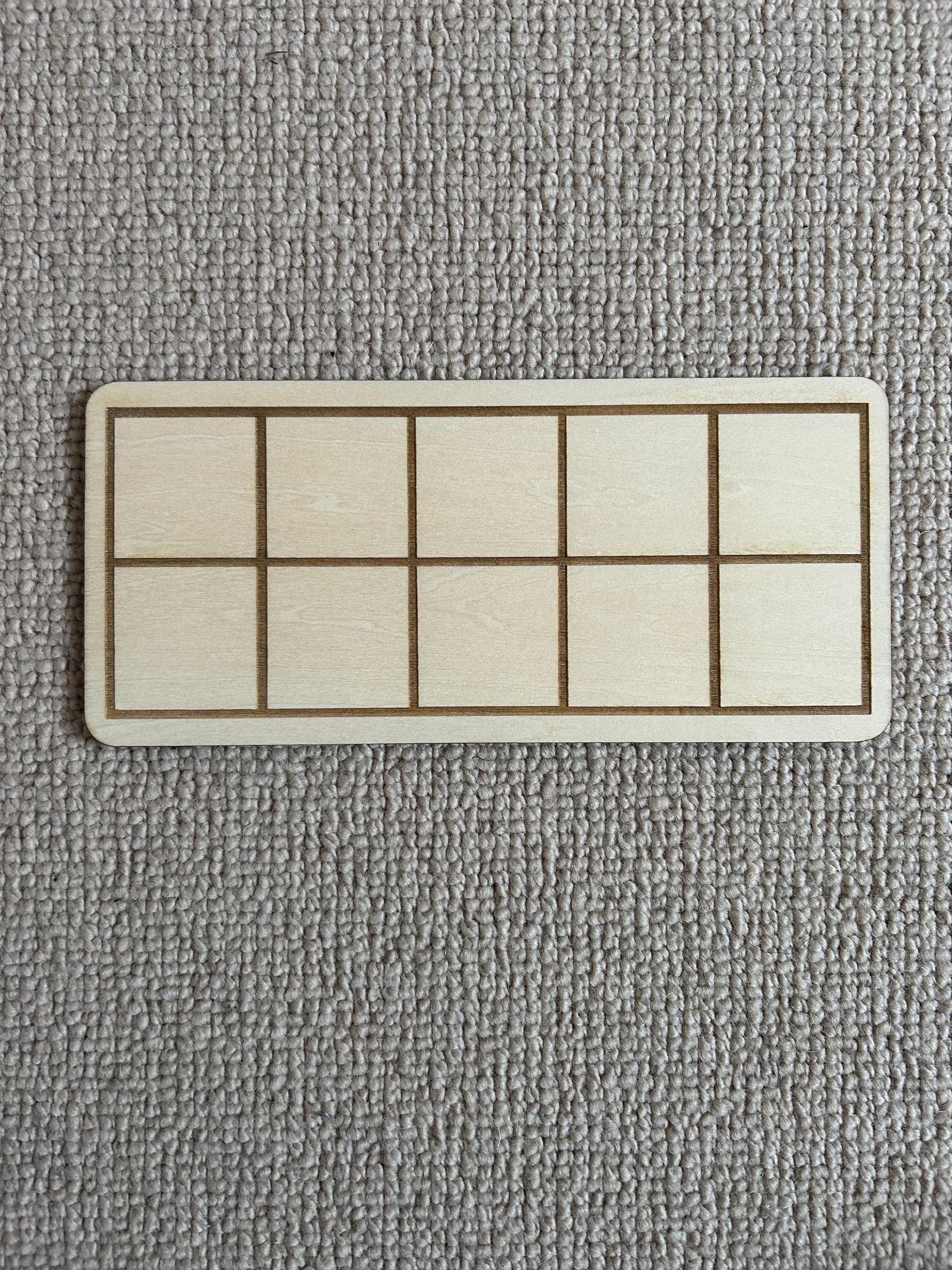 Wooden Ten Frames - Pack of 5 - Etsy UK