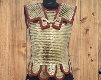 Roman Brass Scale, Lorica Squamata, 15x25 MM Roman Scale Armor Double ...