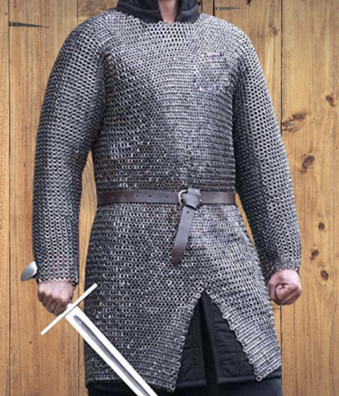 Chainmail Shirt 9mm Flat Riveted and Washer - Etsy