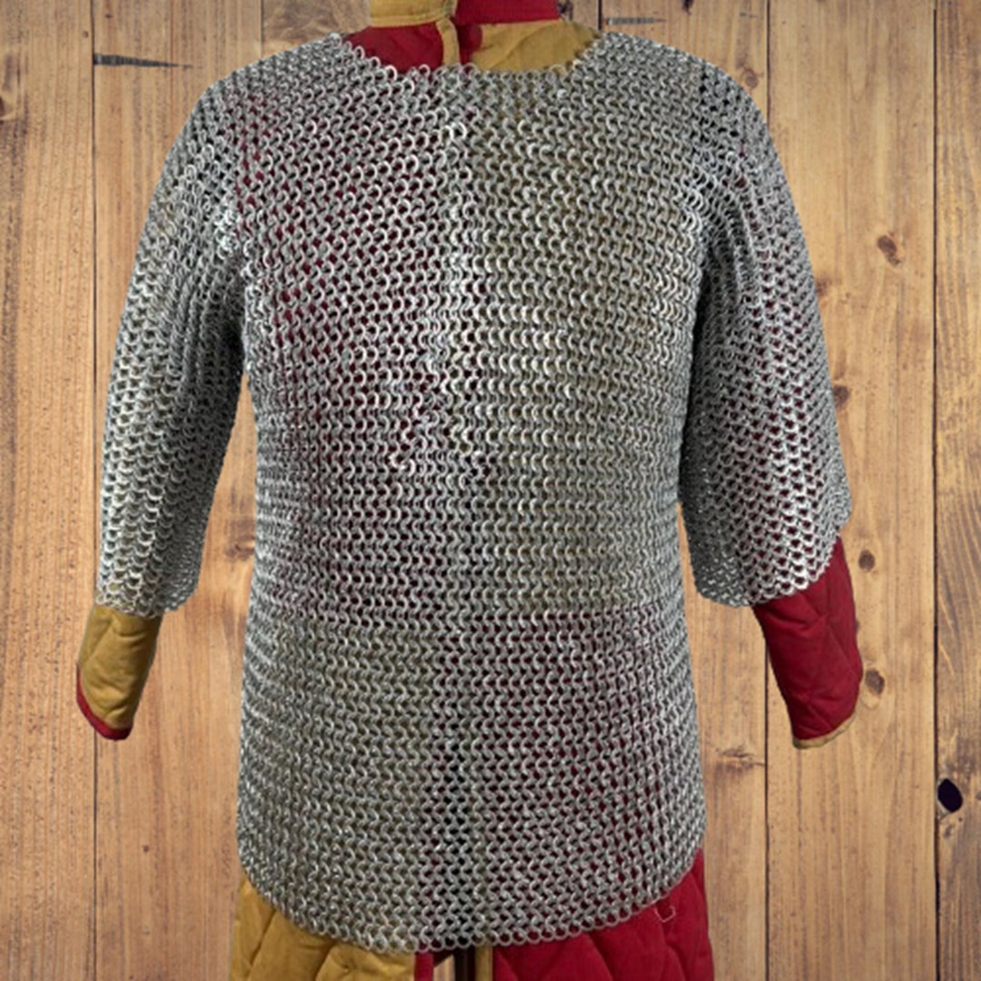 Medieval Chainmail Shirt, 9mm Round Riveted and Flat Washer - Etsy