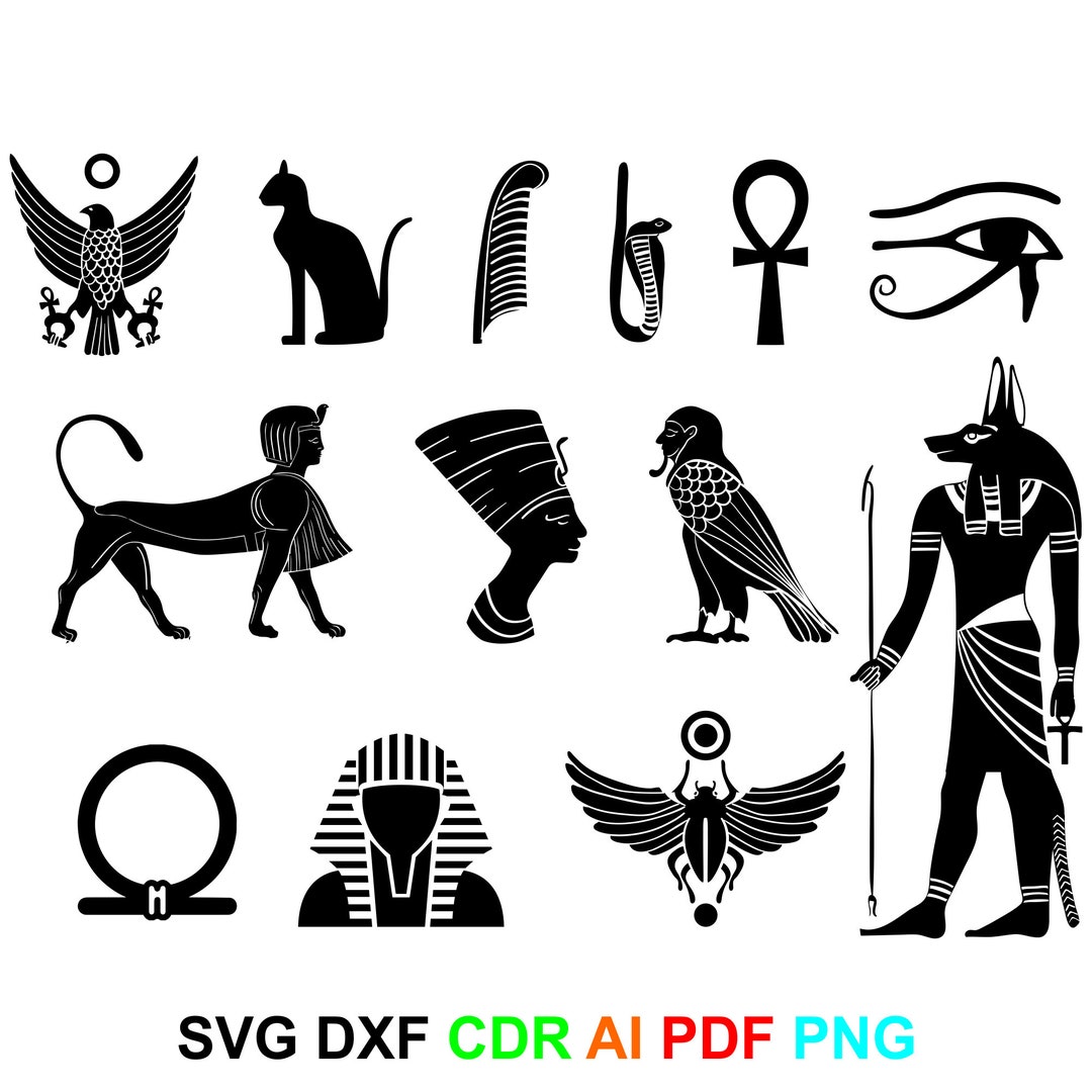 Egypt Drawing, Egypt Image, Pyramid Drawing, Svg,ai,dxf,pdf,cdr,png ...
