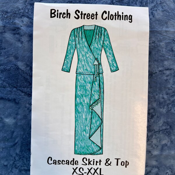 Cascade Skirt Pattern - Etsy