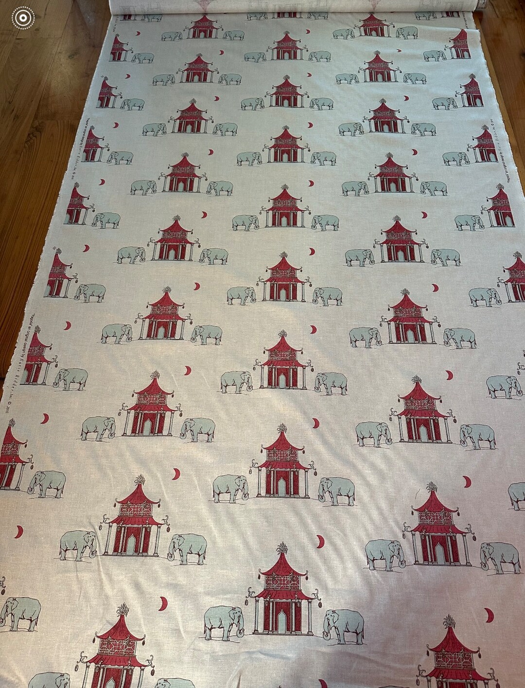 Katie Ridder - Pagoda Linen Fabric and Natural Color, Gorgeous! - Etsy