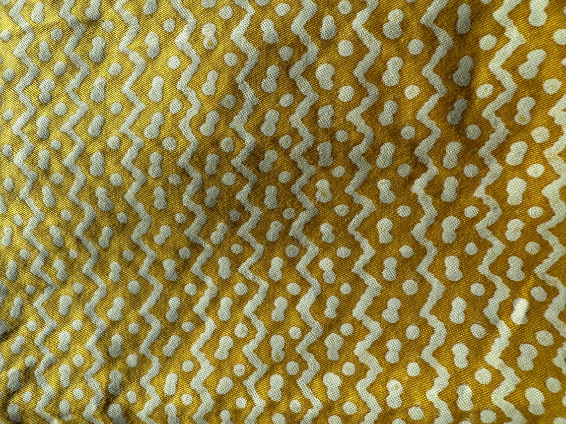 Fortuny Tapa Yellow and White Without Stripe - Etsy