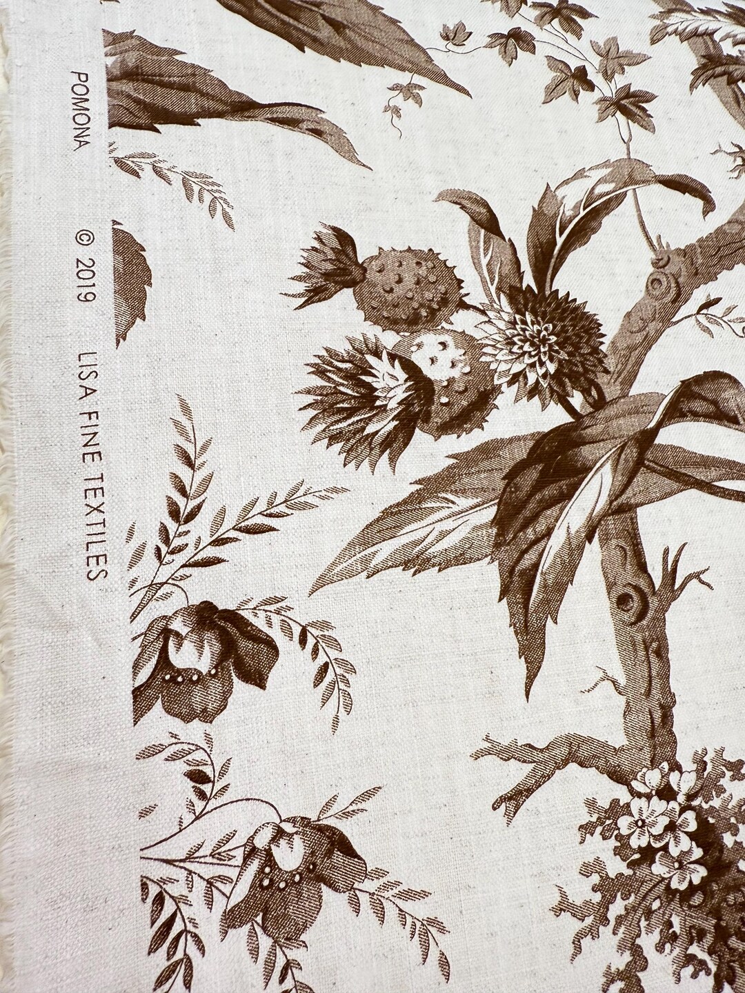 Pomona Linen Fabric by Lisa Fine Textiles - Etsy
