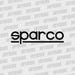 Sparco - Gloss Black Logo Racing Drifting Car Truck Vinyl Decal Sticker ...