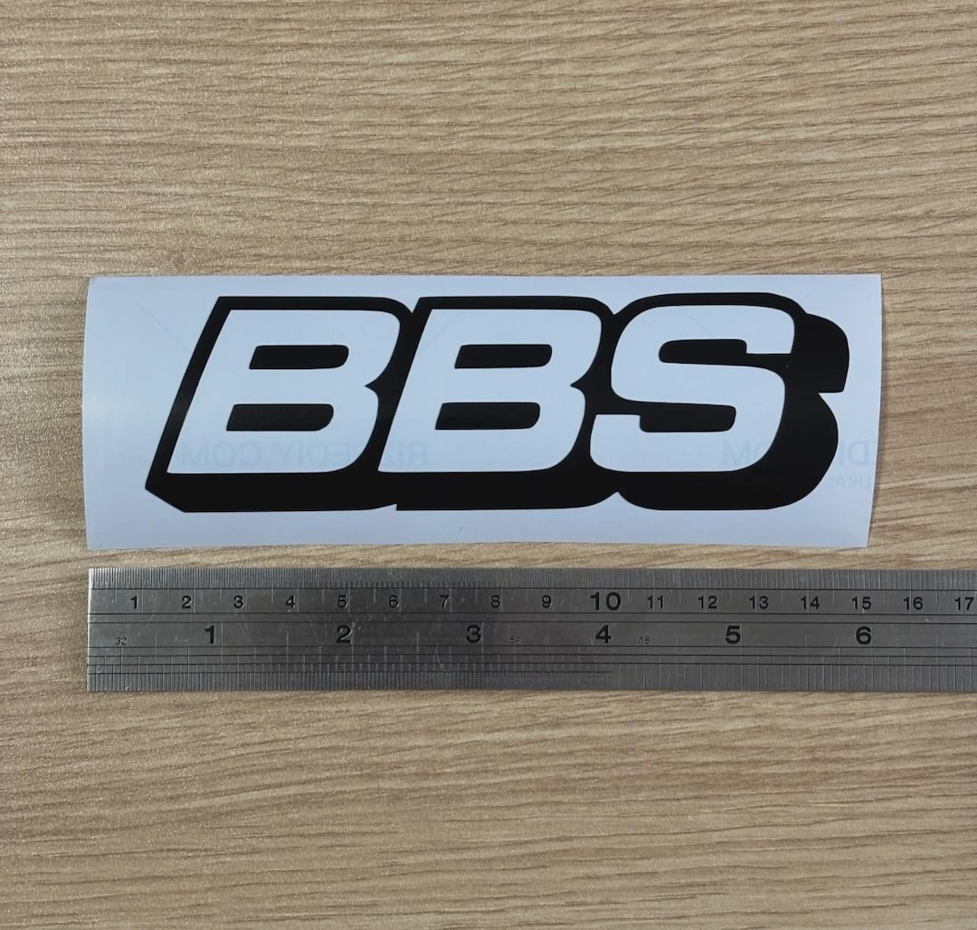 BBS - Gloss Black Logo Racing Drifting Car Truck Vinyl Decal Sticker ...