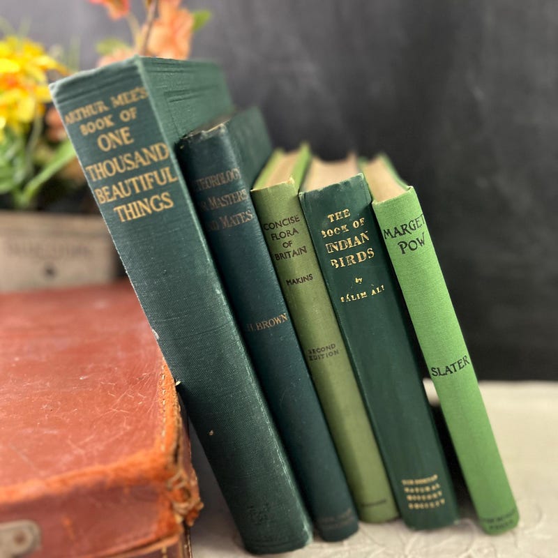 Green Books - Etsy
