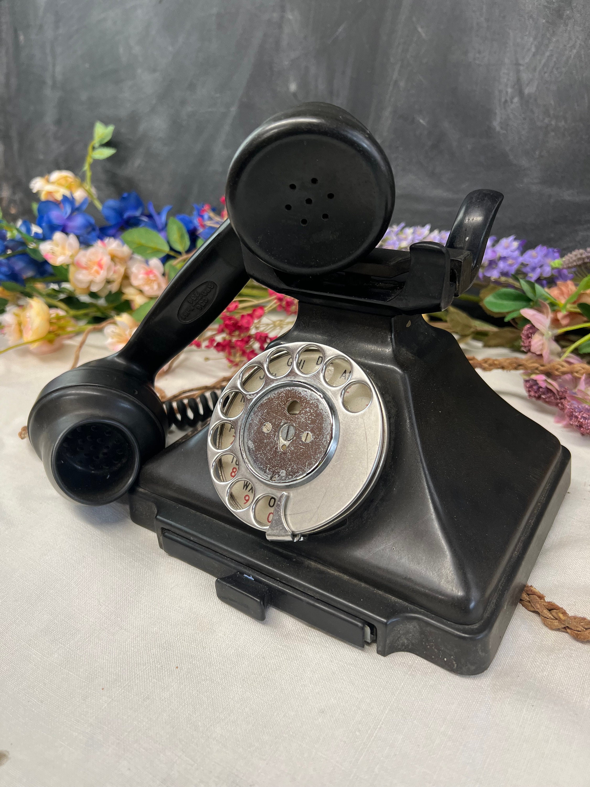 Rare Mark 1 Model 232 GPO Bakelite Phone From 1937. Rotary Dial ...