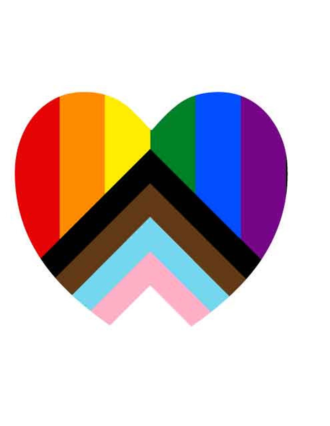 LGBTQ+ Heart - Etsy