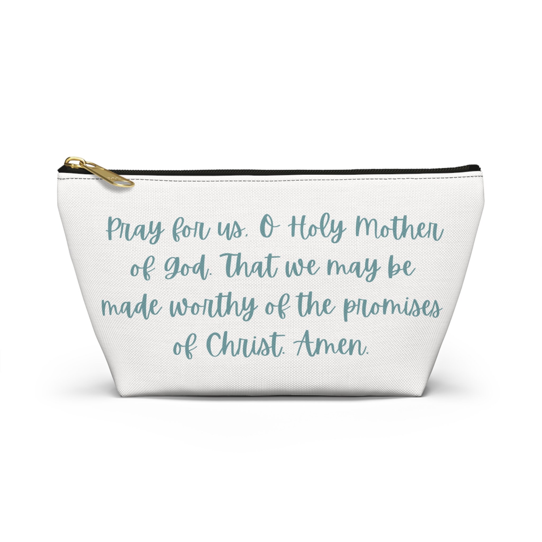 Hail Holy Queen Pouch | Hail Holy Queen Pencil Bag for Catholic School ...