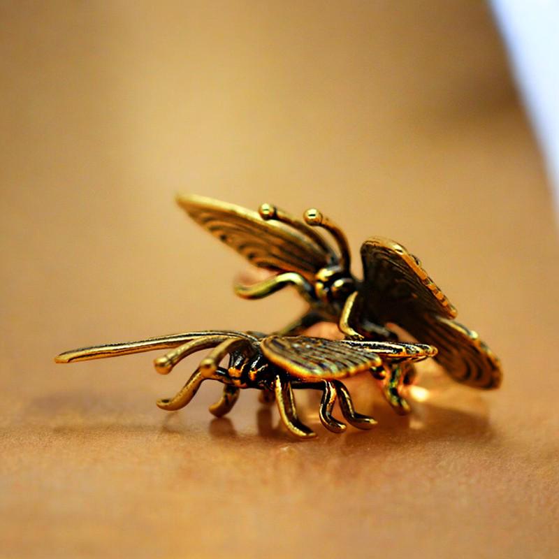 Vintage Brass Butterfly Figurine, Decorative Butterfly Sculpture, Small ...