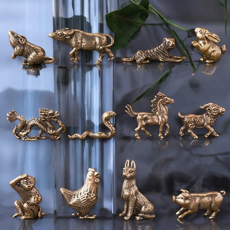 Brass Animal Figurines - Etsy