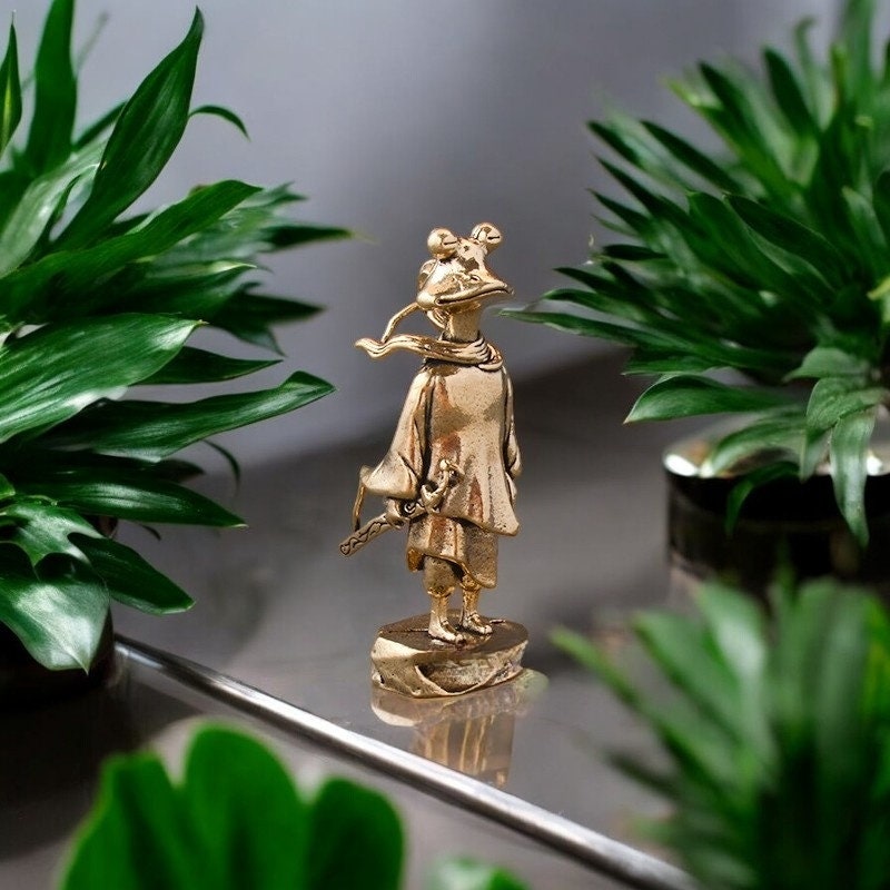 Vintage Brass Figurine, Collectible Brass Statue, Antique Brass ...