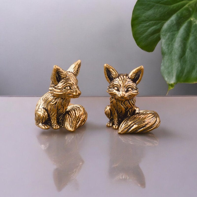 Fox Figurine - Etsy