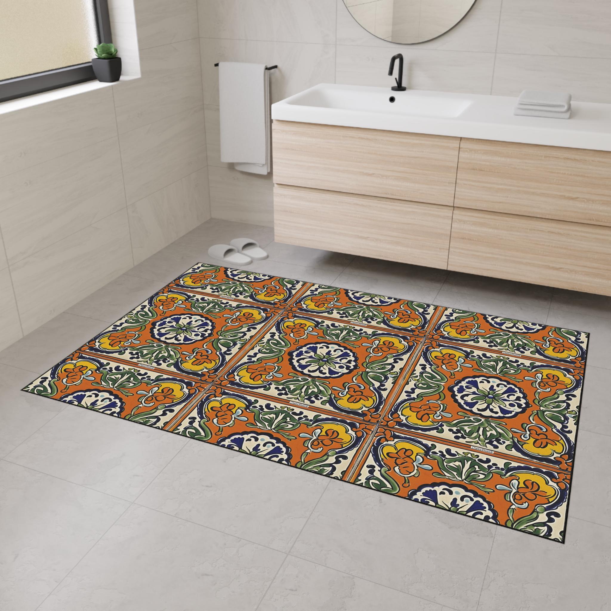 Mexican Talavera Heavy Duty Floor Mat, Mexican Talavera Decor, Talavera ...