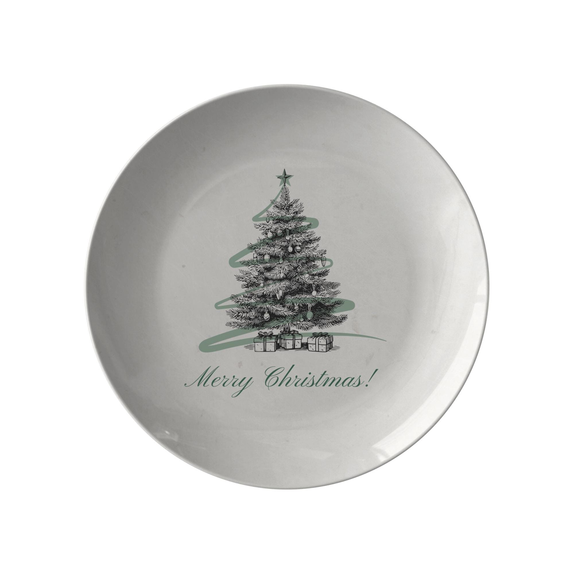Christmas Plates, Set of Holiday Dinnerware, Christmas Tablescape ...