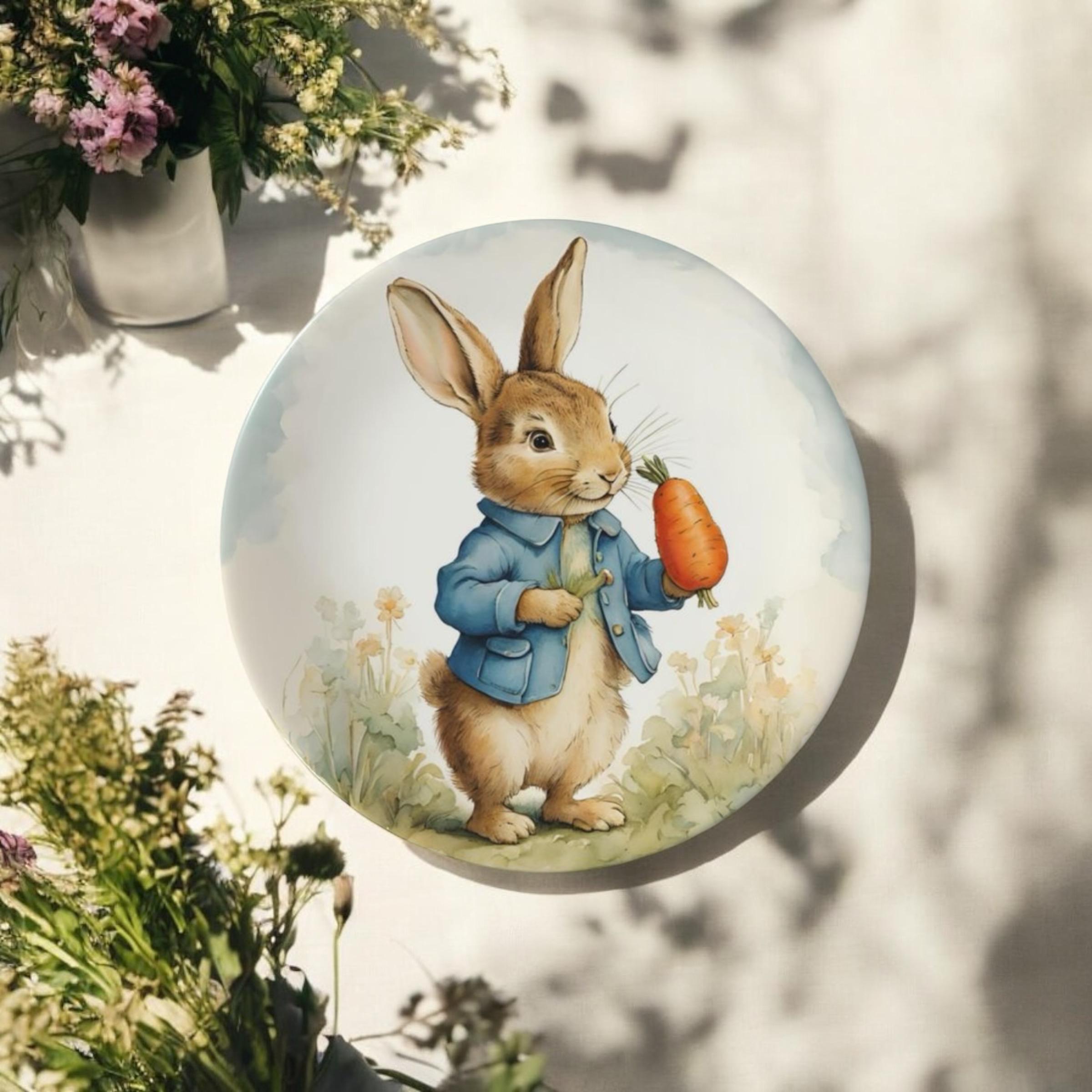 Vintage Peter Rabbit Bone China Plates, Dinnerware Set, Easter ...