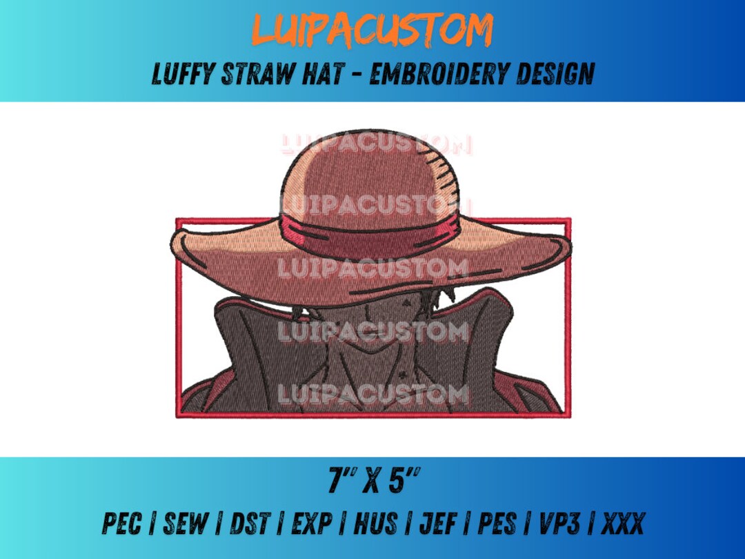 Luffy Straw Hat - Luipacustom - Etsy