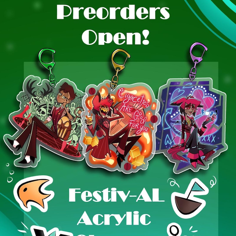 Acrylic Charms Hazbin - Etsy