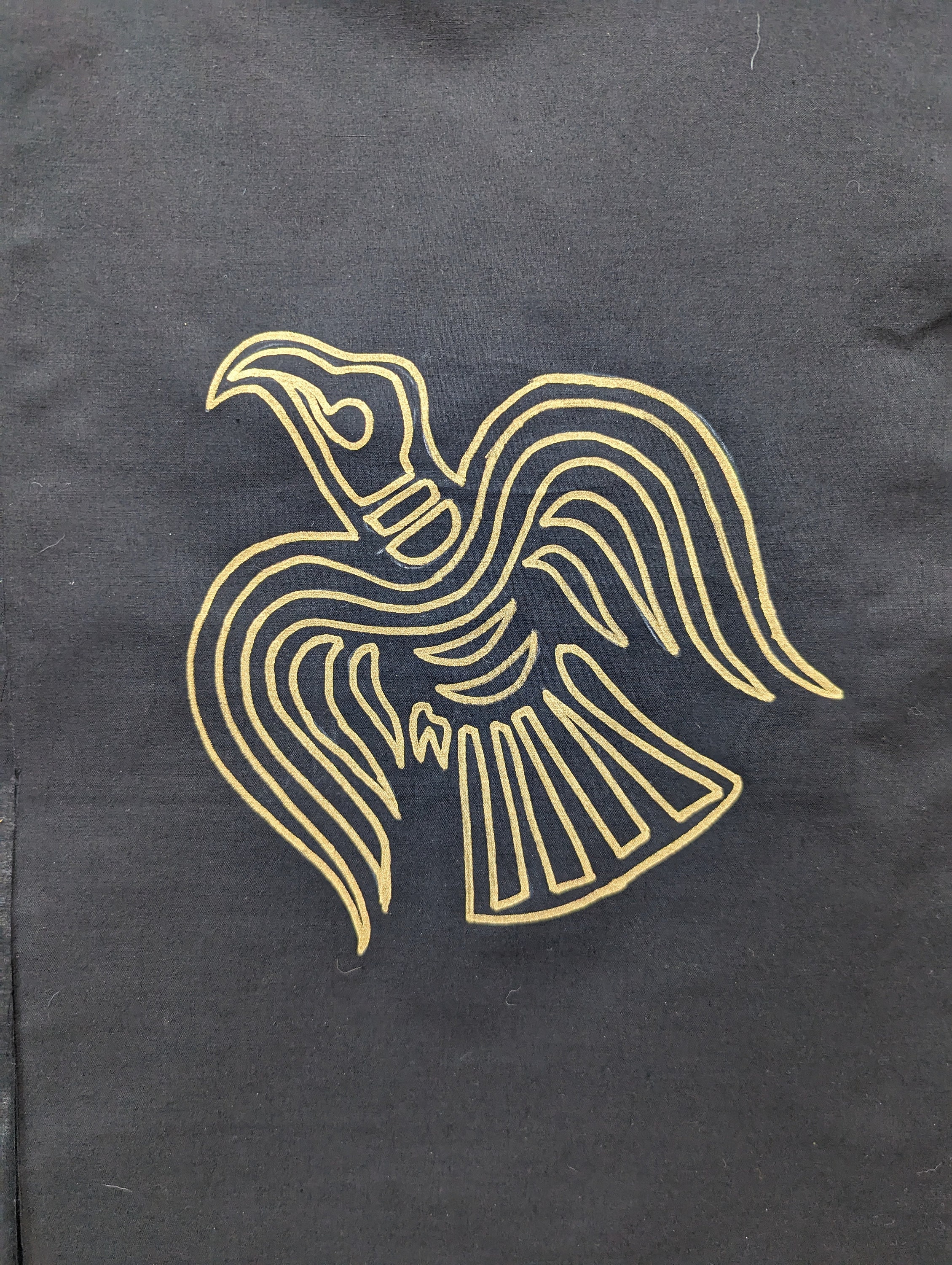Norse Raven Banner, Viking Flag, Hand Painted, Customizable - Etsy