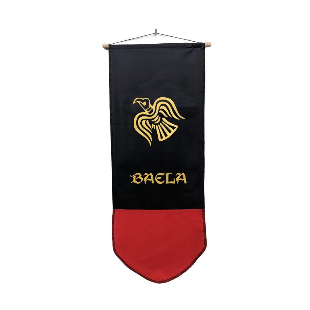 Norse Raven Banner, Viking Flag, Handmade, Custom Color ...