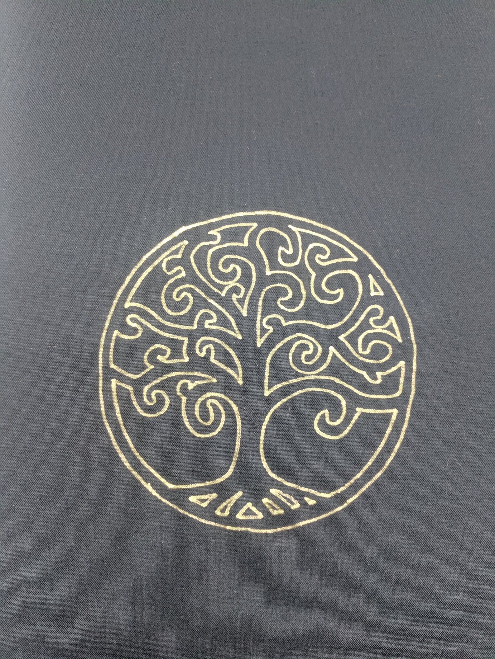 Medieval Tree of Life Banner Heraldry Flag Hand Painted - Etsy