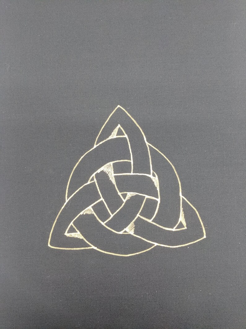 Medieval Trinity Knot Banner Heraldry Flag Hand Painted - Etsy