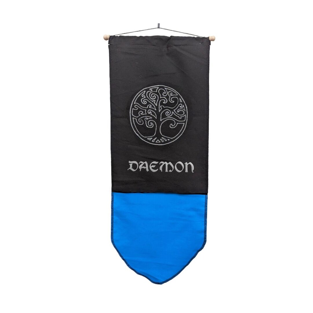 Medieval Tree of Life Banner, Heraldry, Flag, Hand Painted, Custom ...