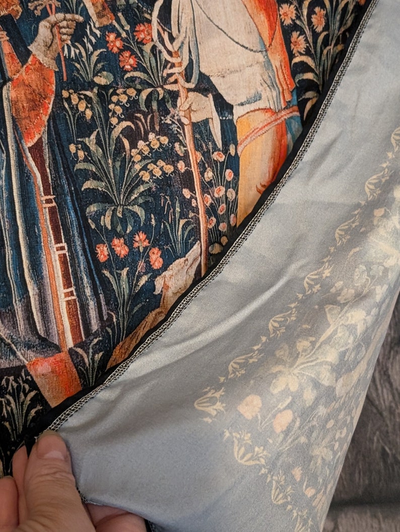 The Unicorn in Captivity, Medieval Wall Tapestry, Historical Hunting ...