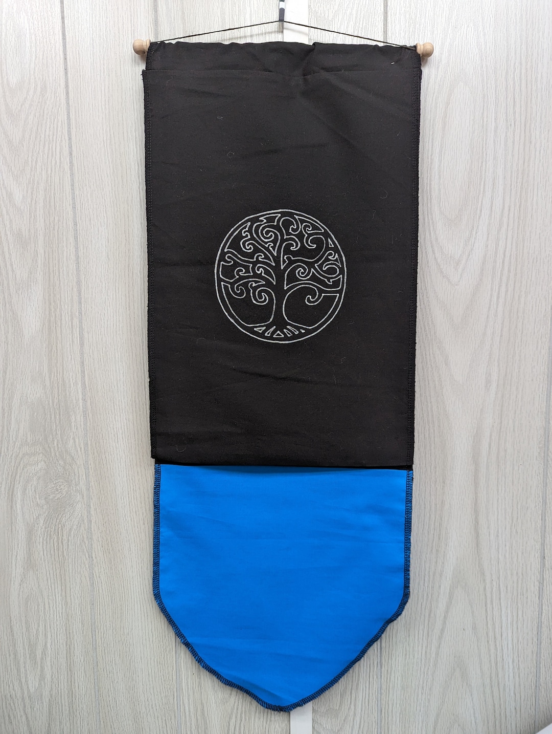 14x33 Medieval Tree of Life Banner Hand Painted - Etsy