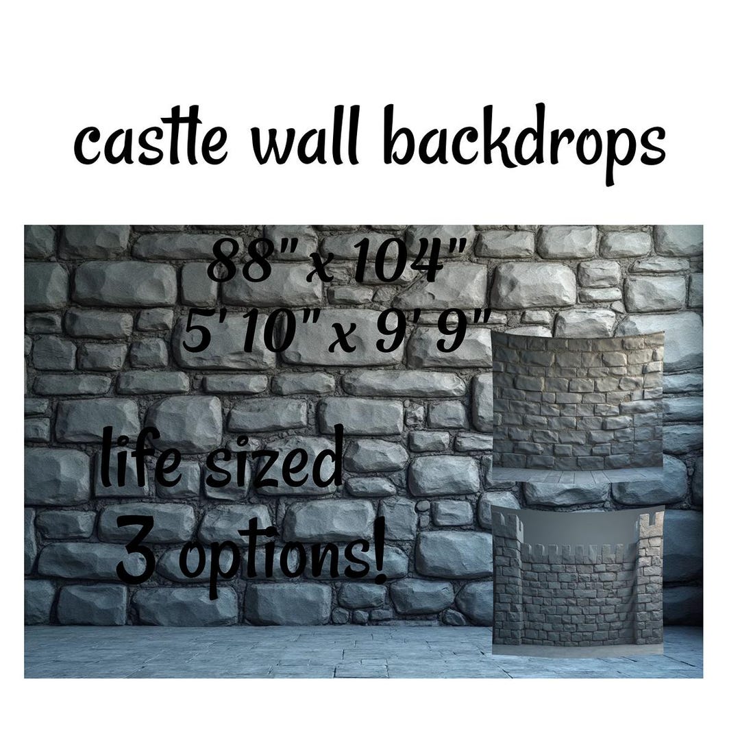 Medieval Castle Wall Backdrop for Photo Shoots and Parties - Etsy