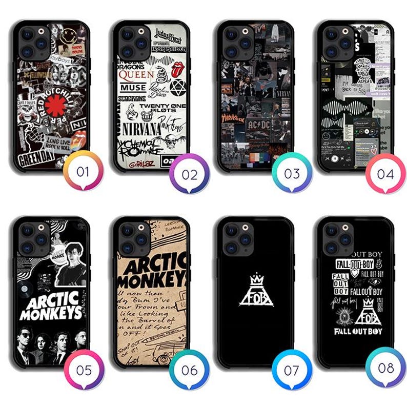 Rock N Roll Band iPhone 17 16 16e 15 14 13 12 11 Pro Max Plus Mini SE ...