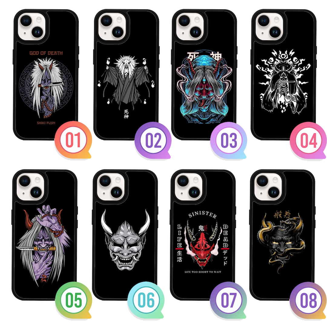 Shiki Fujin God of Death Japan iPhone 15 14 13 12 11 Pro Samsung S24 ...