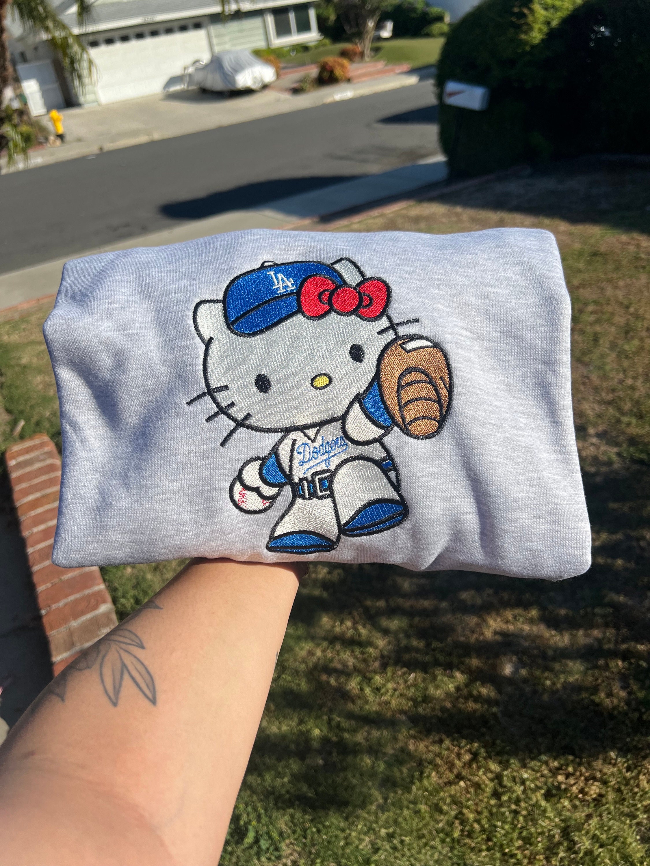 Hello LA Kitty Hoodie - Etsy