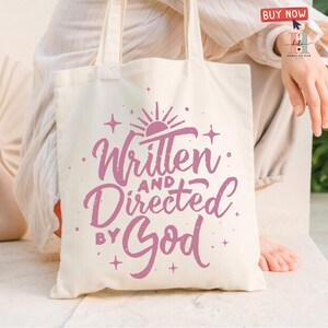 Written and Directed by God SVG PNG EPS, Christian Faith Design for ...
