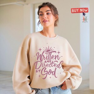 Written and Directed by God SVG PNG EPS, Christian Faith Design for ...