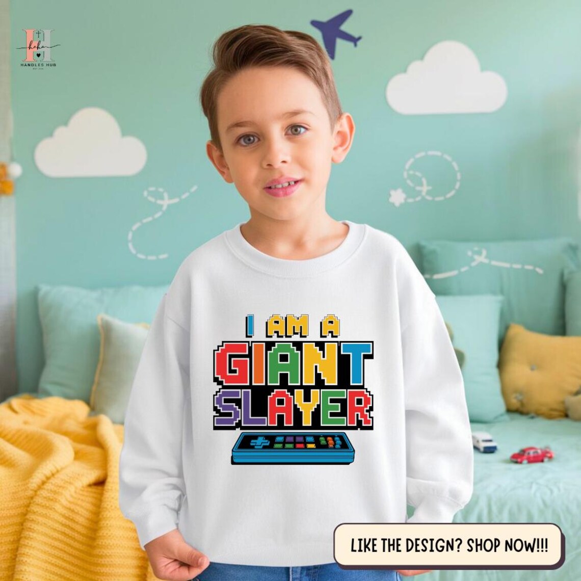 I Am a Giant Slayer SVG, PNG, EPS - Fun Retro Gaming Design for Little ...