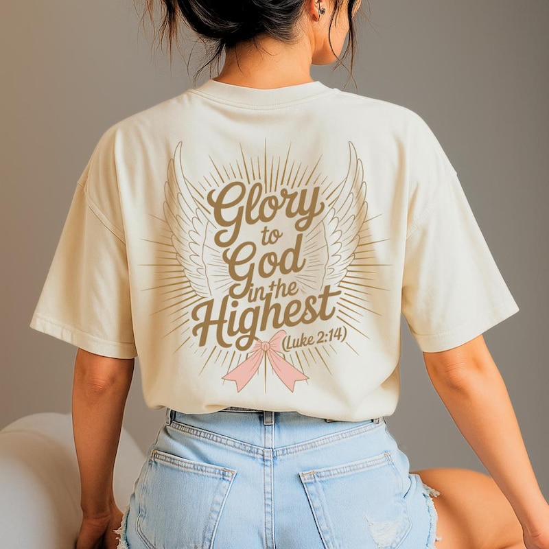 Glory to God in the Highest Clipart - Etsy