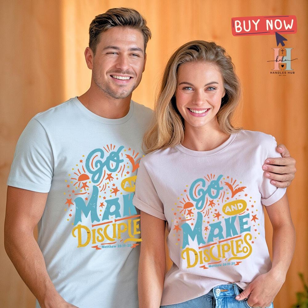 Go and Make Disciples SVG: Christian Quote PNG, Bible Verse EPS ...