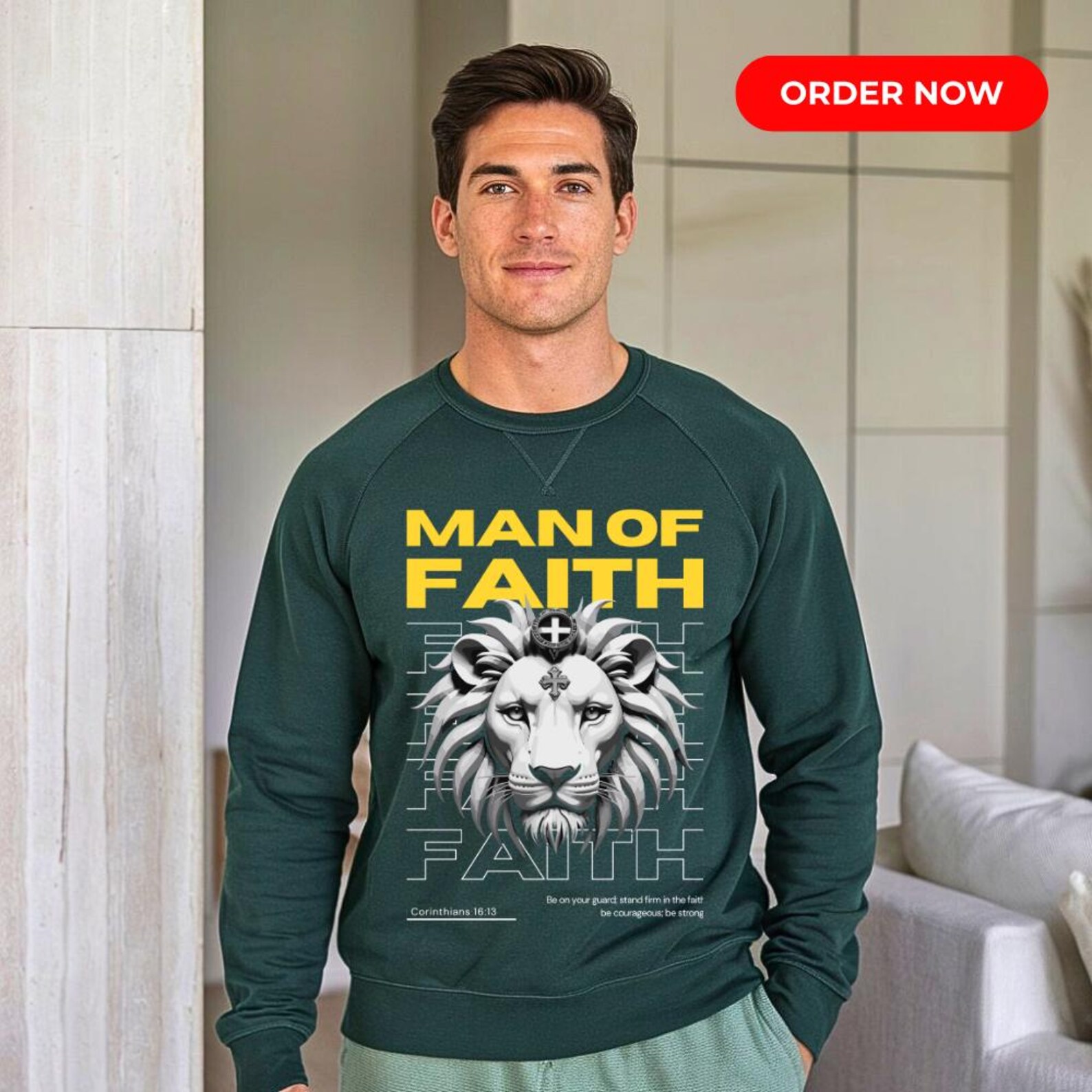 Man of God SVG PNG, Jesus SVG for Men, Man of Faith Rooted in Christ ...