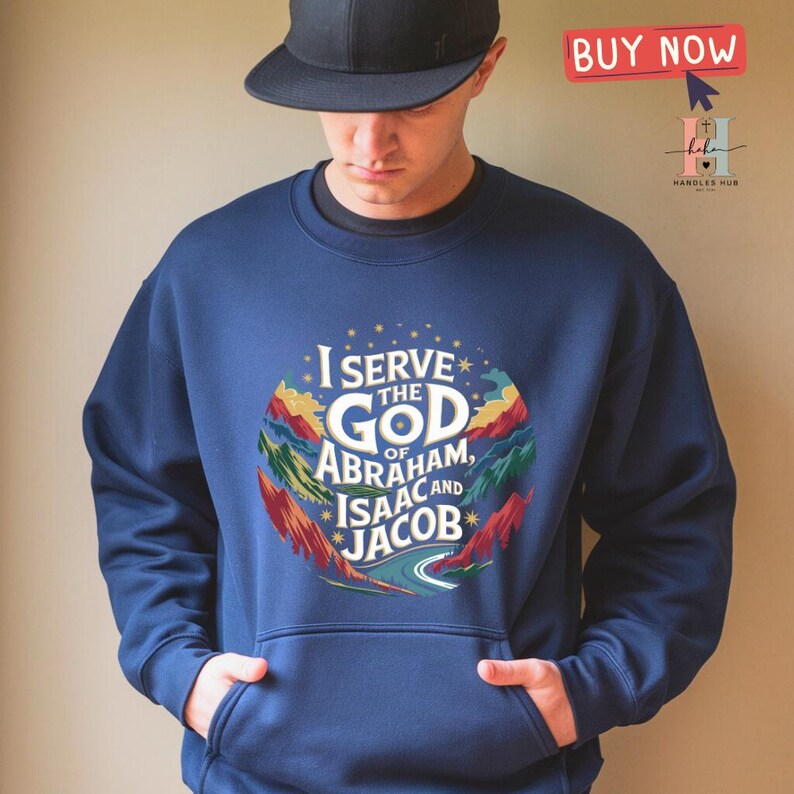 I Serve the God of Abraham Isaac Jacob SVG Christian Retro Mountain PNG ...